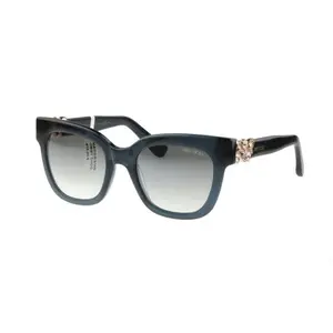 JIMMY CHOO Cat Eye Embellished Sunglasses - Gray