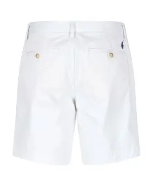 Polo Ralph Lauren 8-inch Stretch Straight Fit Chino Shorts - White