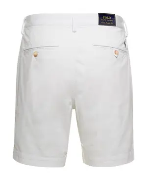 Polo Ralph Lauren 8-inch Stretch Straight Fit Chino Shorts - White