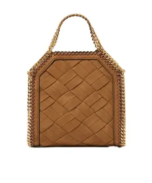 Stella McCartney Falabella Tiny Chain Tote Bag - Brandy