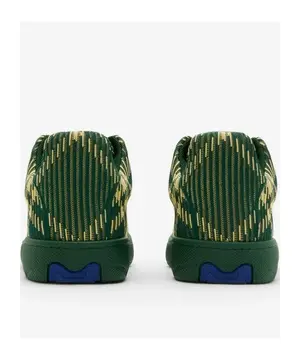 Burberry Checked Lace-up Sneakers