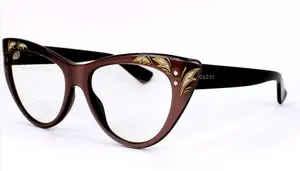 Gucci Cat Eye Eyeglasses With Logo Detail