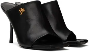 Palm Angels Palm Plaque Slip-on Mules