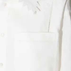 Bottega Veneta Loose Fit Buttoned Shirt With Lapel And Curved Hem