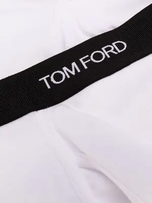 TOM FORD Logo Waistband Pack Of Two Boxers - No