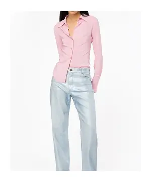 Pinko Spread Collar Long Sleeve Shirt