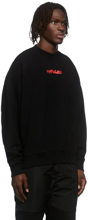 Off-White Arrow On Canvas Sweatshirt
