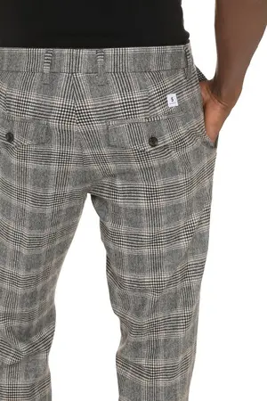 DEPARTMENT 5 Checked Chino Pants - Grey
