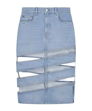 Coperni Cutout Denim Skirt