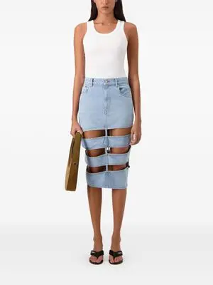 Coperni Cutout Denim Skirt