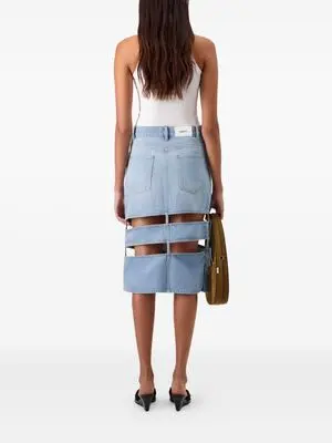Coperni Cutout Denim Skirt