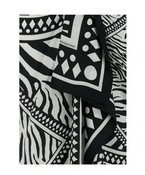 Blumarine Asymmetrical Foulard-print Skirt