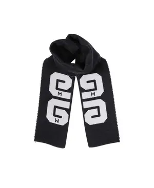 Givenchy Logo Scarf - Black