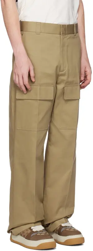Gucci Wide-leg Cargo Trousers