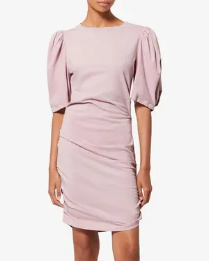 Isabel Marant Étoile Mylda Gathered Mini Dress - Pink