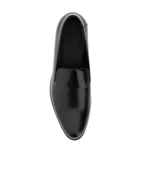 Alexander McQueen Round-toe Slip-on Loafers With Logo Insole