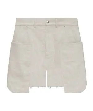 Rick Owens Stefan Frayed Edge Cargo Shorts