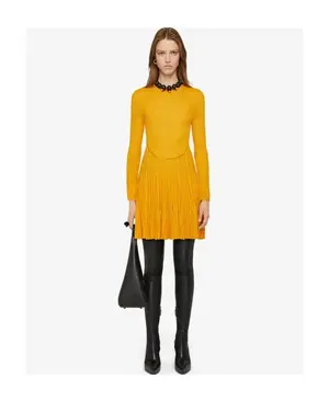 Givenchy Crewneck Long-sleeved Dress