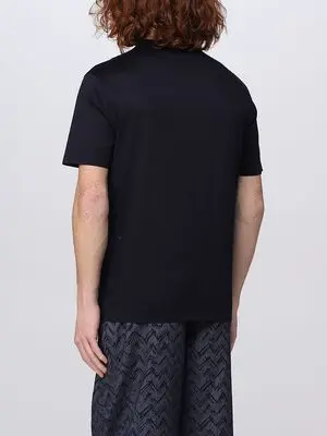 Emporio Armani Embroidered-logo Cotton T-shirt