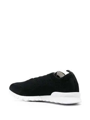 Kiton Fits-sneakers" Lace-up Sneakers With Embroidered Logo