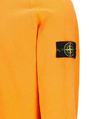 Stone Island Compass Patch Cotton Hoodie