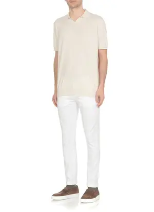DONDUP Low-rise Slim-fit Jeans - White