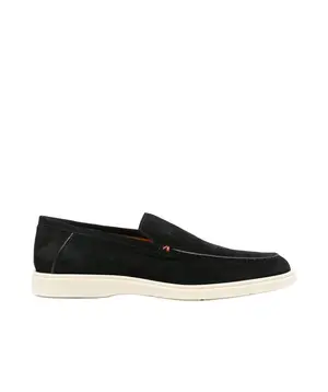 Santoni Almond-toe Slip-on Loafers