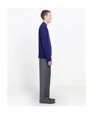 Balenciaga Diagonal Logo Jacquard Sweater