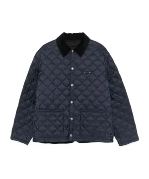 Prada Quilted Re-nylon Jacket With Logo Detail