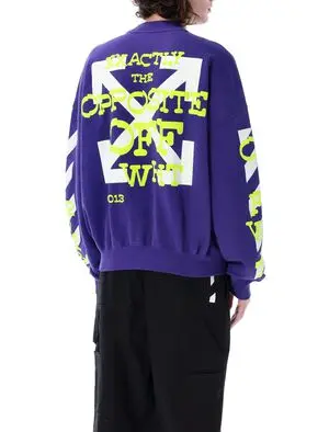 Off-White Logo-print Long-sleeve Sweatshirt
