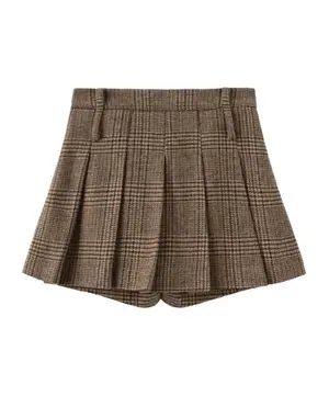 Marissa Chiara Plaid Pleated Skirt