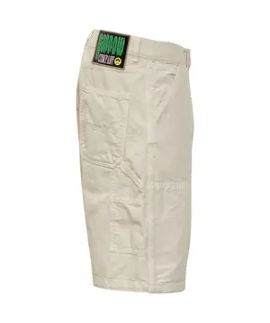 BARROW Logo Patch Cargo Shorts - Light Beige