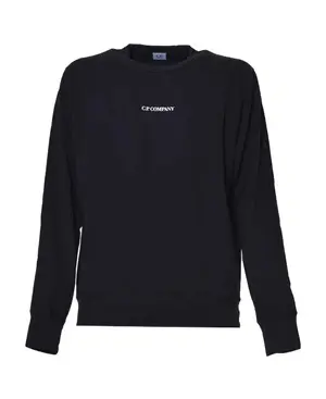C.P. COMPANY Logo-print Crew Neck Sweatshirt