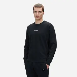 C.P. COMPANY Logo-print Crew Neck Sweatshirt