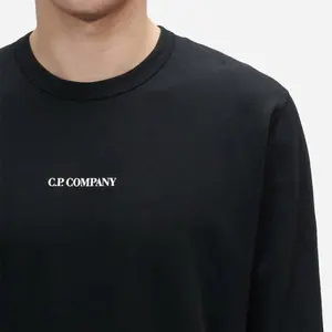C.P. COMPANY Logo-print Crew Neck Sweatshirt