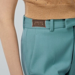 Gucci High-waisted Horsebit Trousers