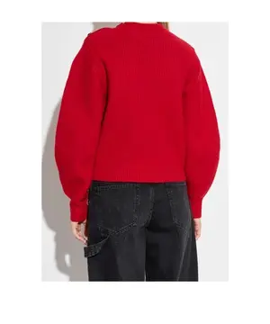 Isabel Marant Étoile Nolly Crewneck Knitted Jumper With Button Detailing