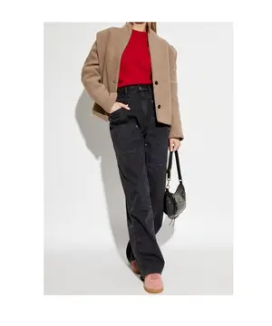 Isabel Marant Étoile Nolly Crewneck Knitted Jumper With Button Detailing