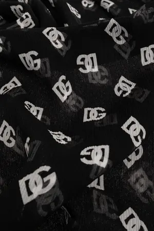 Dolce & Gabbana Dolce Gabbana All-over Dg Logo Printed Scarf