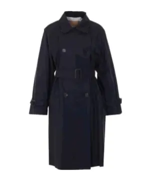 Max Mara Belted Trench Coat - Black
