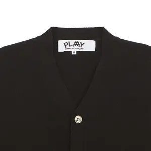 Play Comme Des Garcon X Invader Pixelated-heart Cardigan