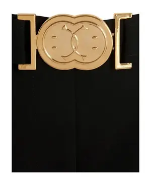 Moschino Smiley Buckled Tailored Pants