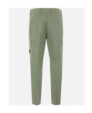 Stone Island Cargo Pants With Logo Patch