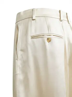 TOTEME Pleated Wide Leg Trousers