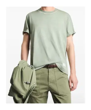 FAY Archive Logo Patch T-shirt - Gray