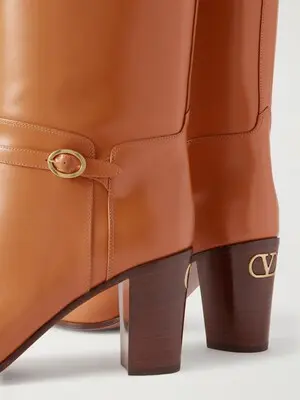 Valentino Garavani Knee-high Boots With Adjustable Buckle Detail