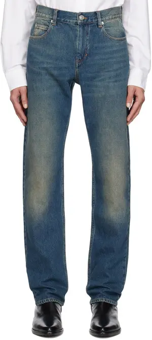 Isabel Marant Étoile Logo Patch Flared Jeans