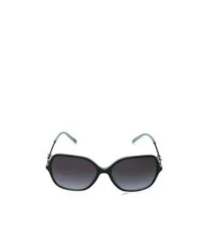 TIFFANY  CO. Tiffany & Co. Oversized Logo Sunglasses - Black