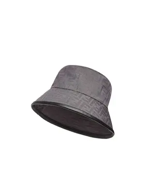 Fendi Ff Bucket Hat - Grey