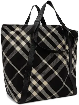 Burberry Festival Checked Tote Bag